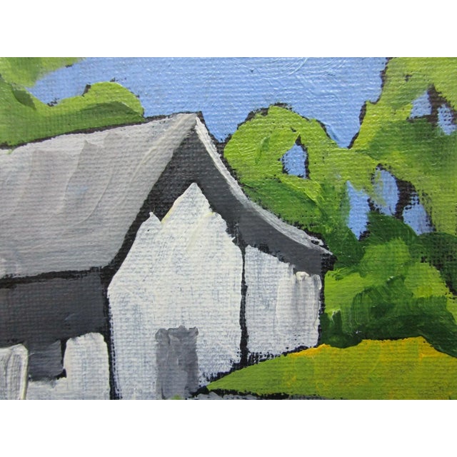 Miniature Farm Barn 4x4 Lynne French California Landscape | Chairish