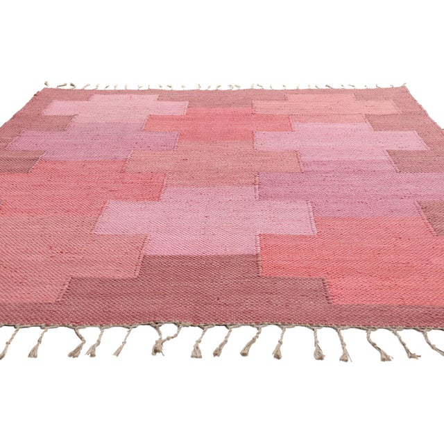 Vintage Swedish Rollakan Rug, 05'07 X 07'09 | Chairish