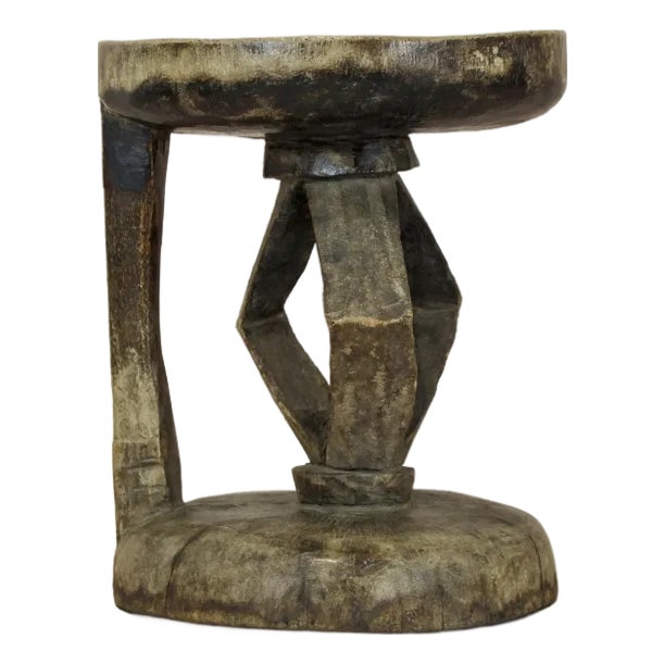 Tonga Stool in Wood | Chairish