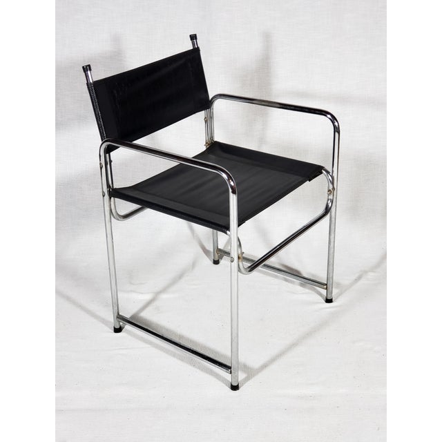 Vintage Original Mid-Century Modern Pair of Bauhaus Style Chrome Metal ...