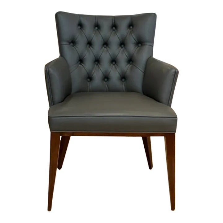 Dolly Leather Chair From Selva | Chairish