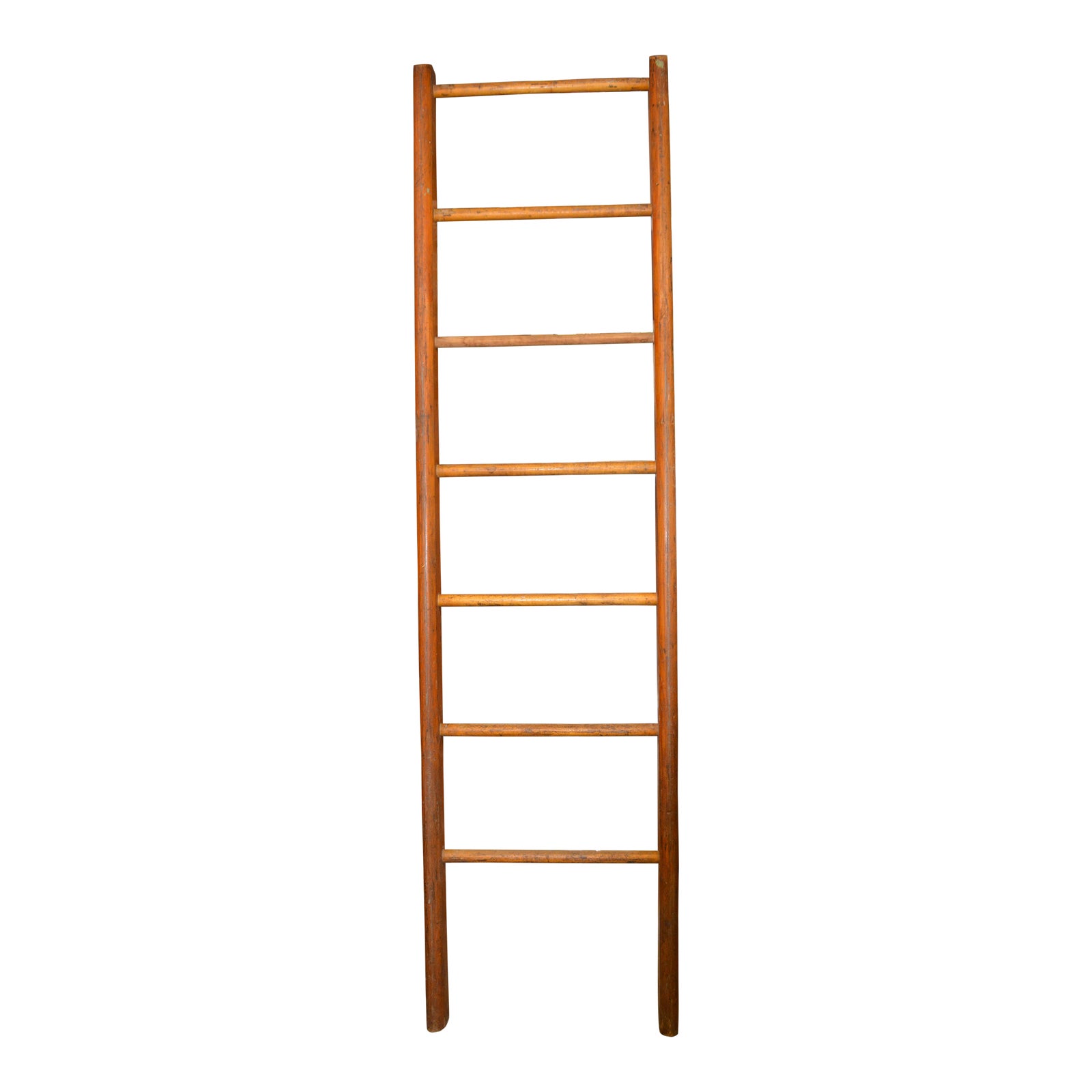 Vintage j.e. Porter Large & Wide Wooden Ladder Library / Farm ...