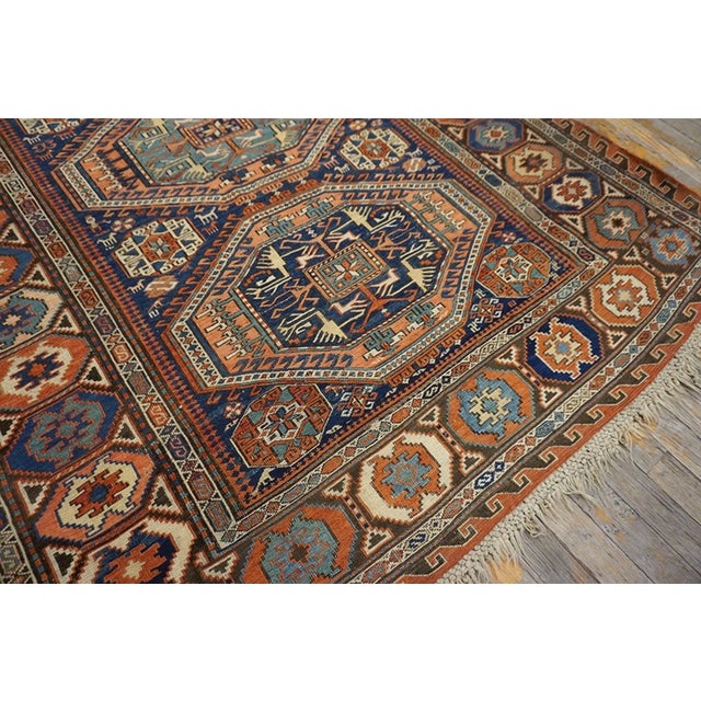 19th Century Caucasian Sumak Carpet | Chairish