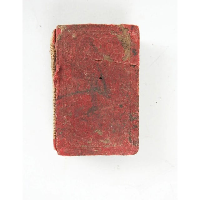 Antique Tiny Red Book of Bible Verses | Chairish