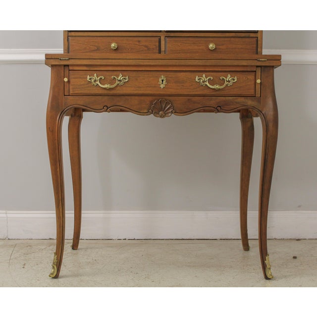 Kindel French Style Cherry Secretary Desk | Chairish