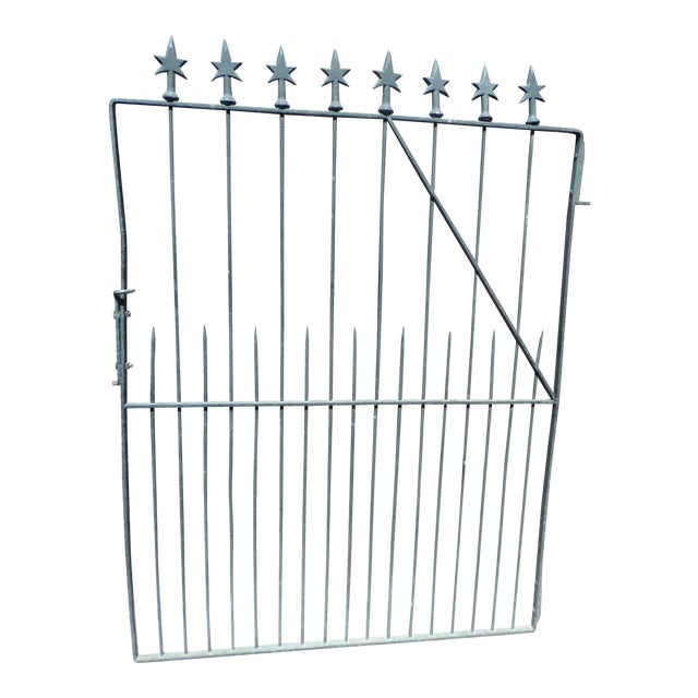 Late 18th Century Antique Wrought Iron Gate | Chairish