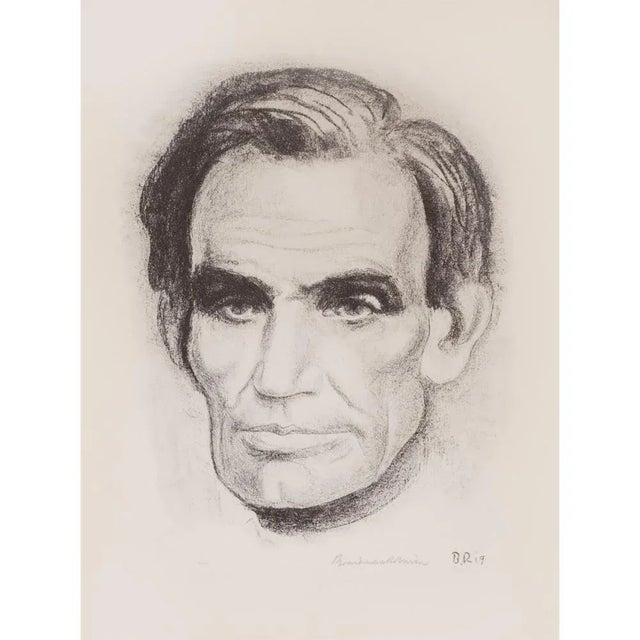 1939 After "Lincoln" by Boardman Robinson, Original Period Lithograph ...