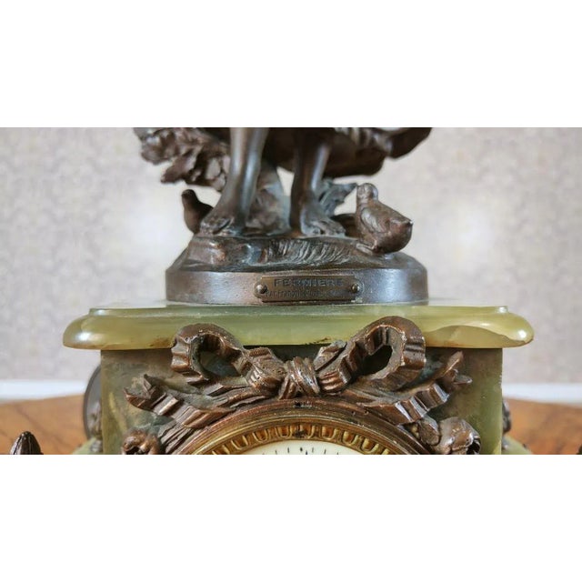 Art Nouveau Mantel Clock by Francois Moreau From 1900/1920 | Chairish