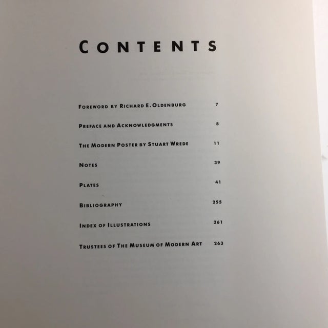 1988 the Modern Poster Museum of Modern Art Book | Chairish