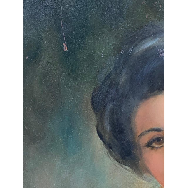 Larry Vincent Garrison Original Nude Woman Pin Up Art Oil Painting ...