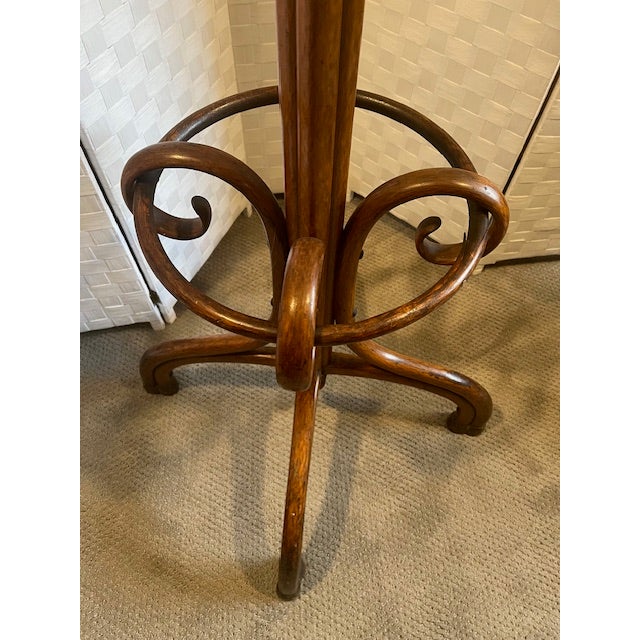 Late 19th Century Thonet Austrian Victorian Oak Bentwood Coat & Hat ...