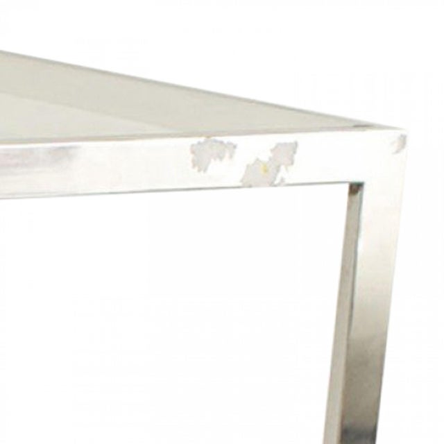 American Post-War Design Chrome Dining Table | Chairish