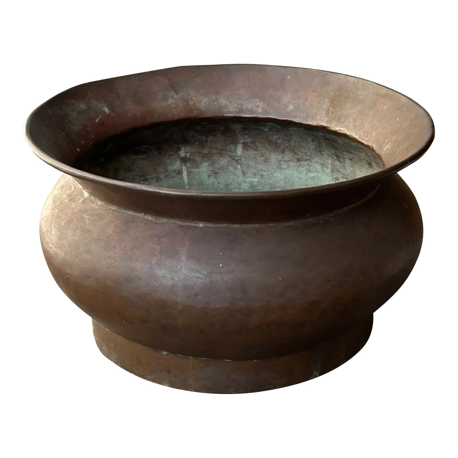 Antique Large-Scale Hammered Copper Wine Cooler/ Rafraîchissoir, Circa ...