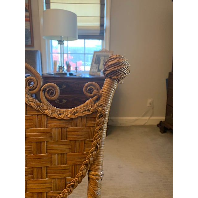 Antique Haywood Wakefield Arm Chair | Chairish