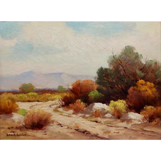 John Anthony Conner - Mohave Desert -Oil Painting | Chairish