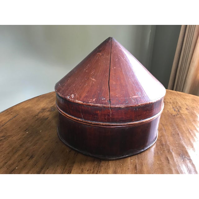 Chinese Hat Box | Chairish