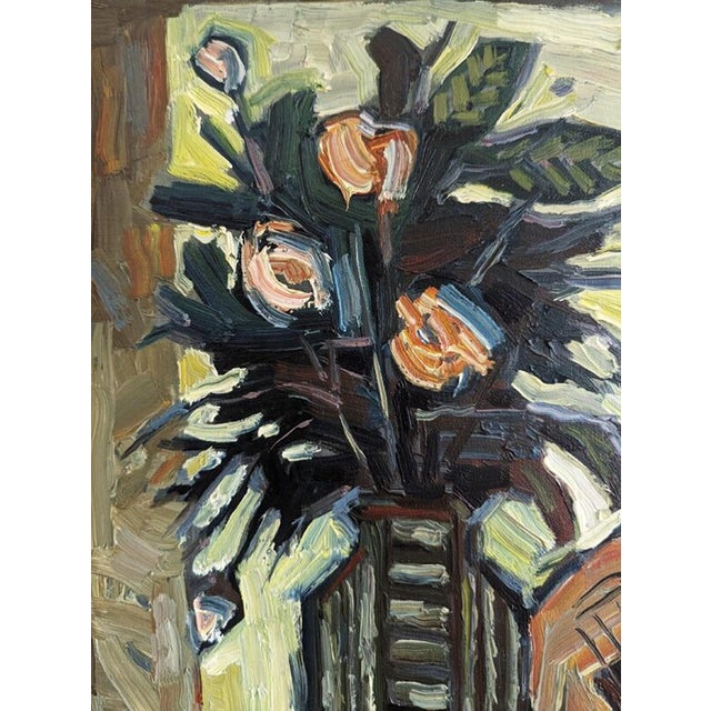 1959 Mid-Century Modern "Still Life With Lute" Swedish Vintage Still ...