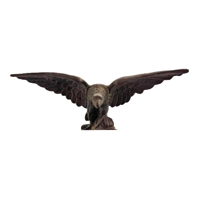 Early 20th Century American Cast Iron Eagle | Chairish