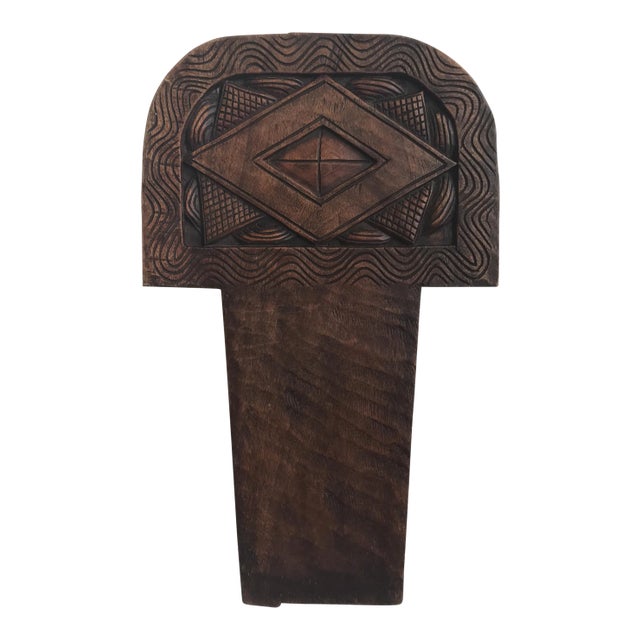 Vintage Carved Wooden Element | Chairish