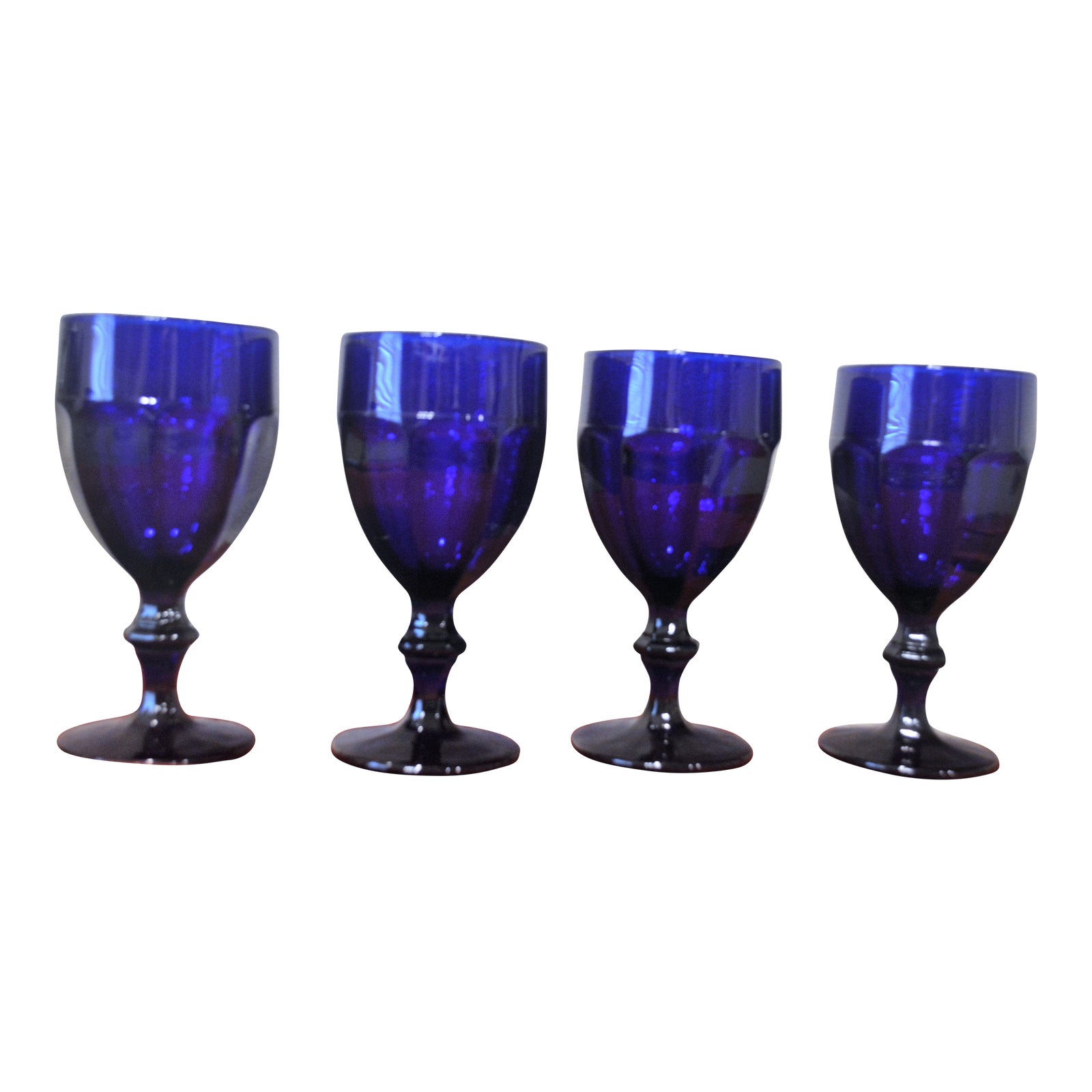 1980s Libbey Gibralter Water Goblets- Set of 4 | Chairish