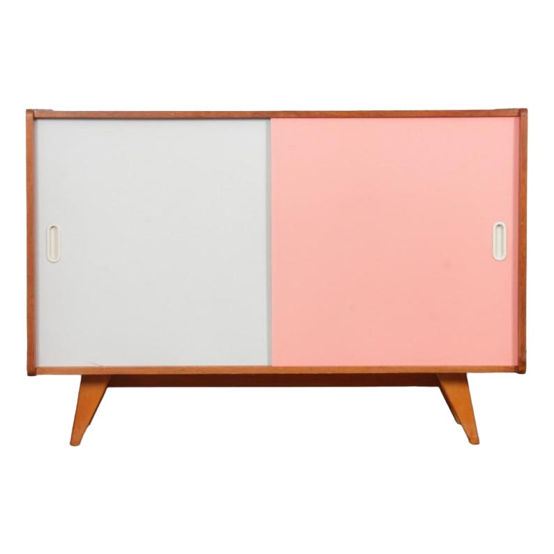 Pink and White Model U-452 Dresser by Jiri Jiroutek, 1960s | Chairish