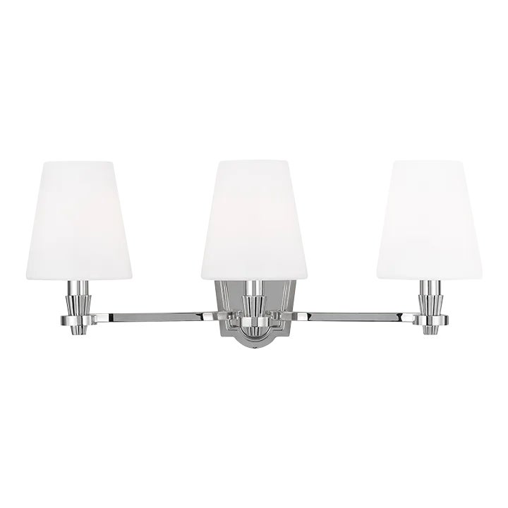 Alexa Hampton by Visual Comfort Studio Paisley Large Vanity, Polished ...