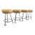 Jean Royere Style Counter Stools- Set of 4 | Chairish