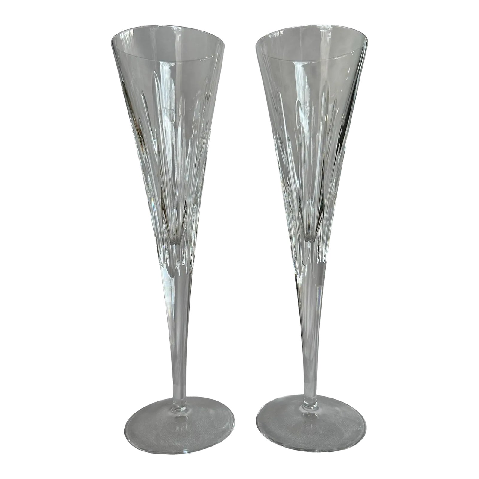 Late 20th Century Reed and Barton Soho Collection Crystal Champagne ...