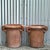 Vintage Boho Terracotta Loop Planters - a Pair | Chairish