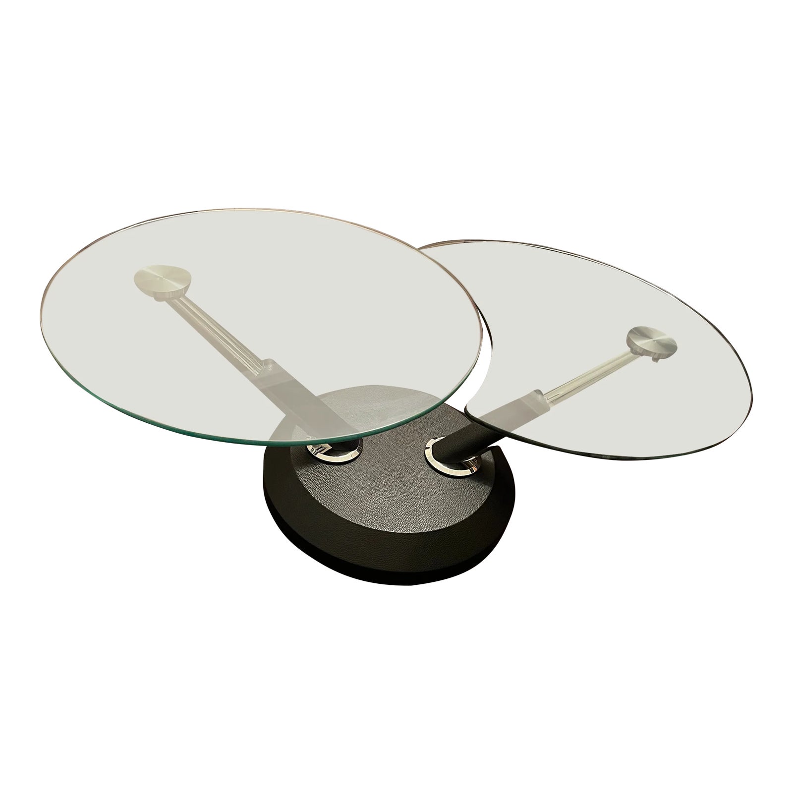 Abra Cadabra Swivel Glass Coffee Table by Arnaldo Gamba for Naos ...