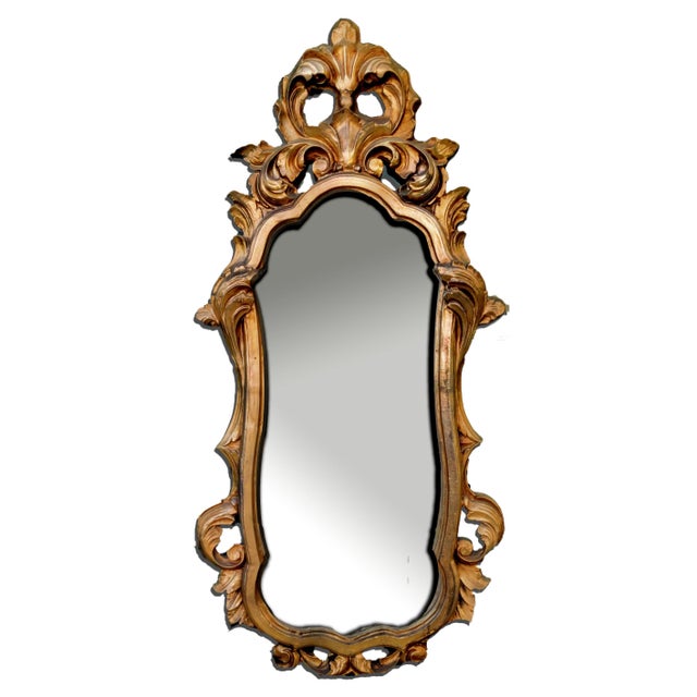 Full Length Decorator Grand Tour Regency Wall Mirror, 1990s | Chairish
