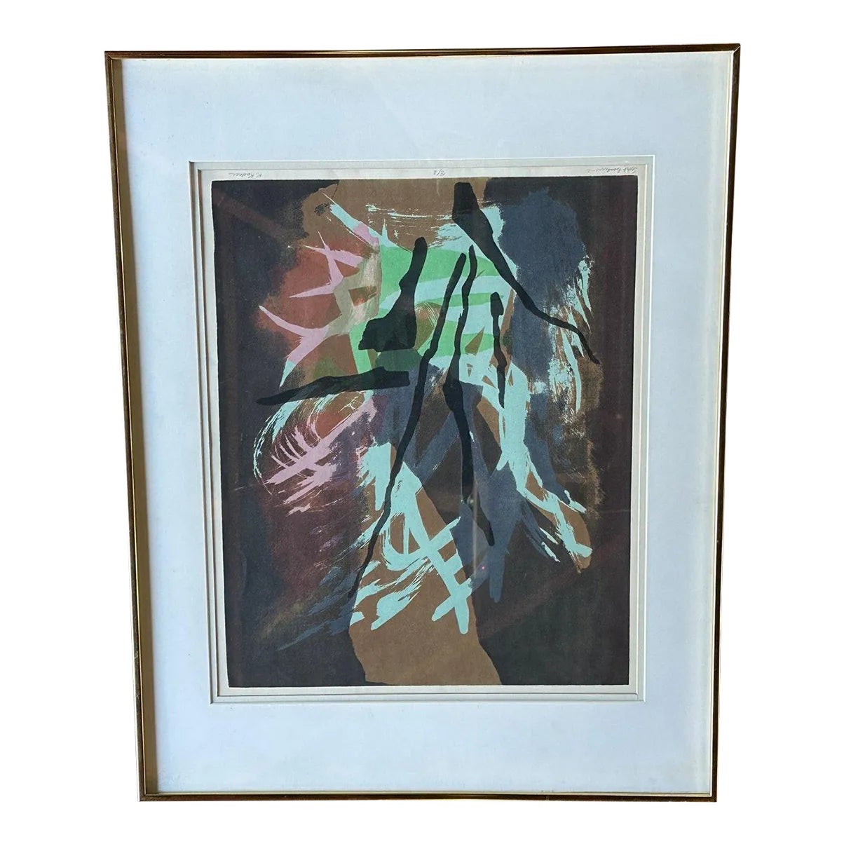 Katherine Kadell Lithograph #4 | Chairish