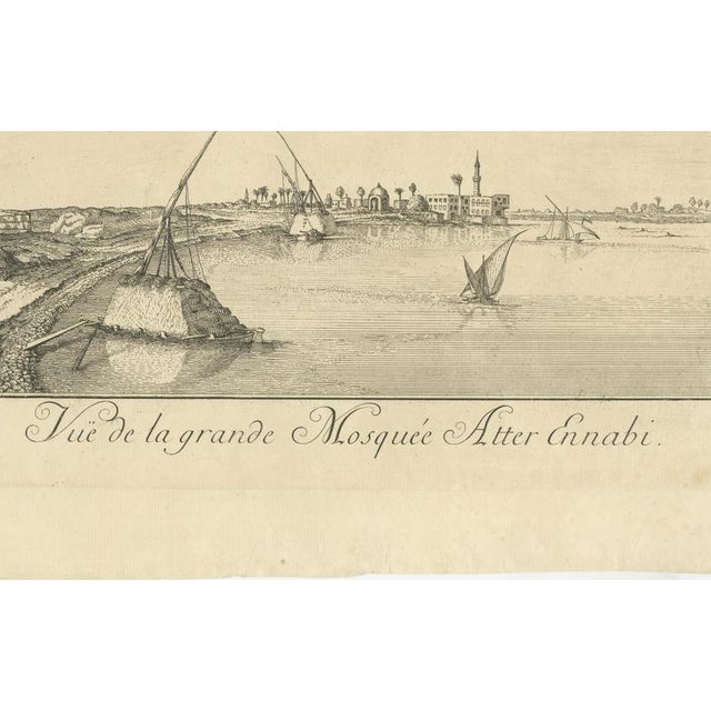 After Tuscher, View of the Great Mosque Atter Ennabi, Egypt, Copper ...