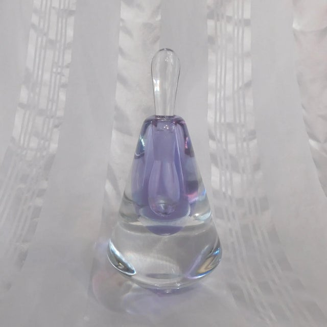 1950s Signed Neodymium Alexandrite Cased Studio Art Glass Perfume ...
