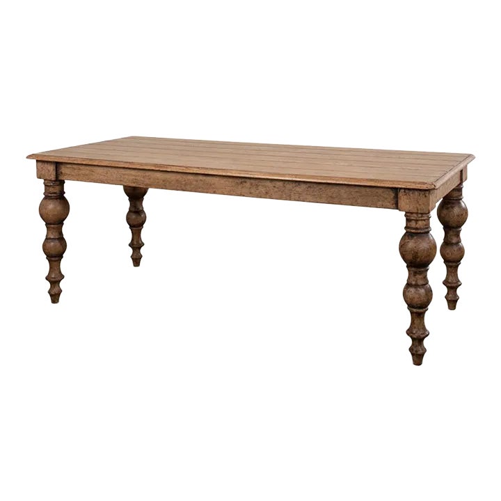 Country Oak Dining Table | Chairish
