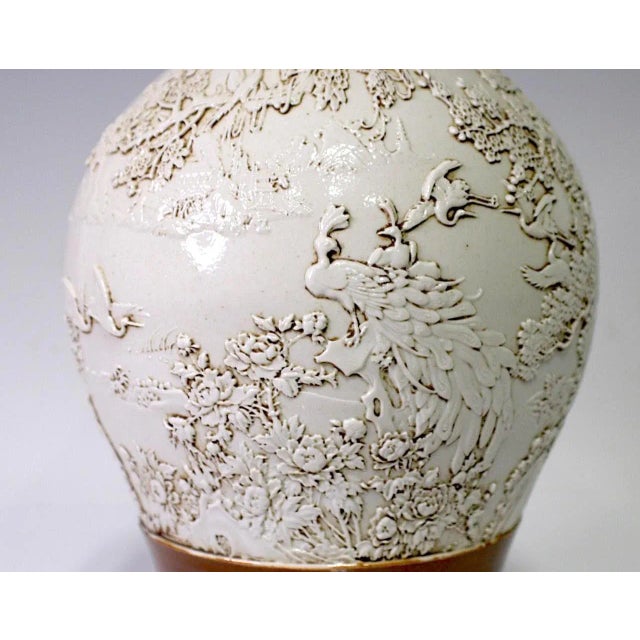 Rare Wang Bing Rong Chinese Cafe-Au-Lait & Cream Glaze With Flying ...