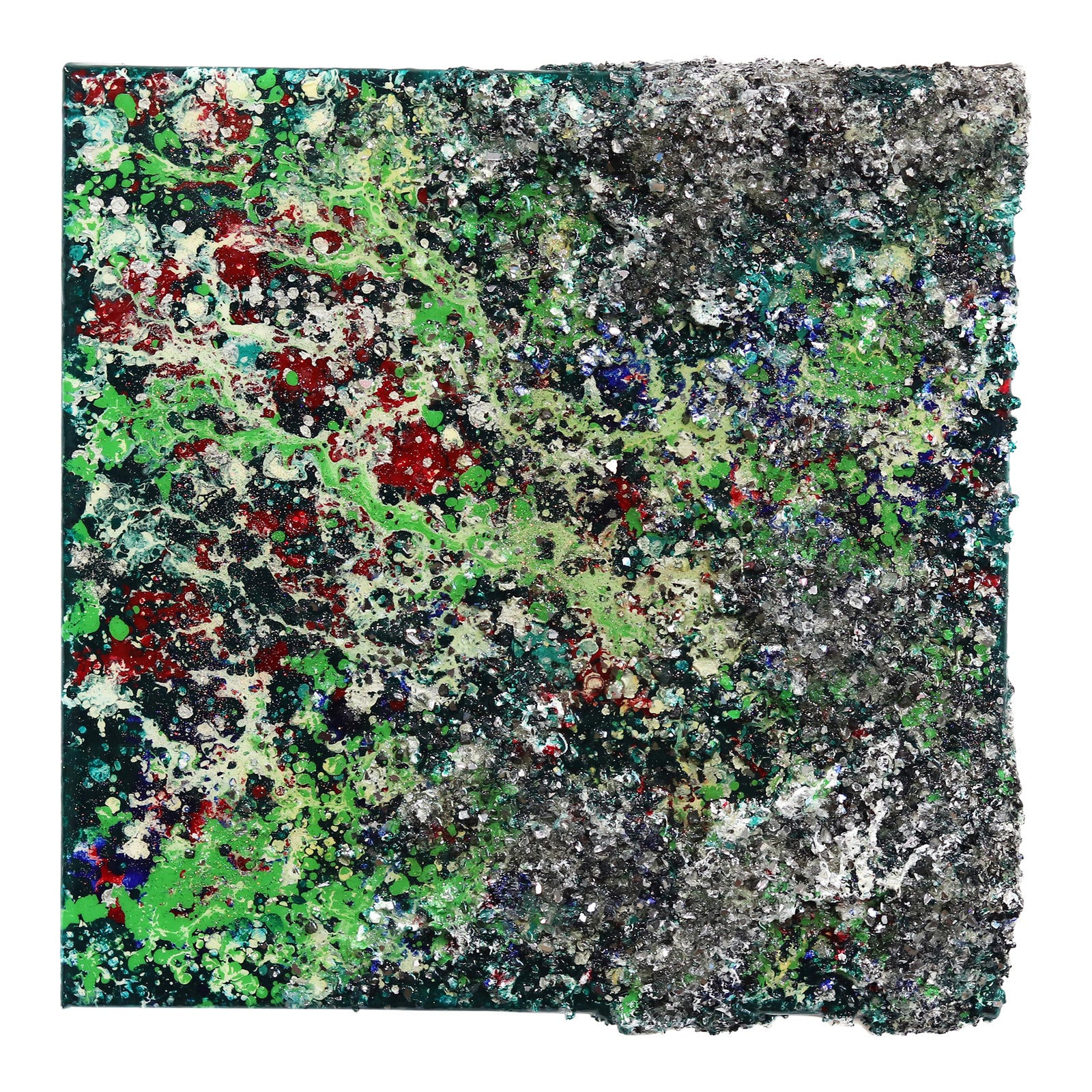 The Earth XXXI - I - Abstract Textural Wall Sculpture Painting Original ...