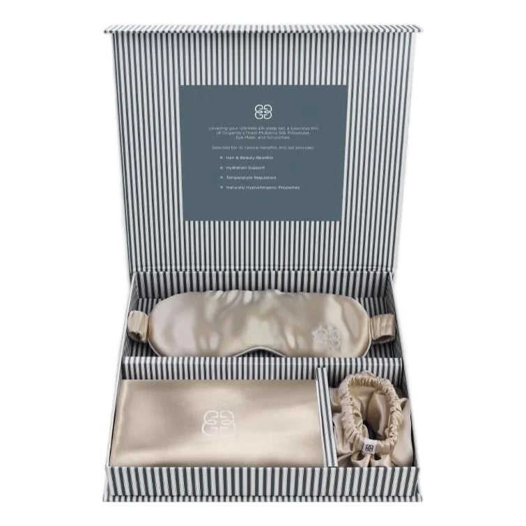 The Ultimate Silk Sleep Set - 4 Pieces | Chairish