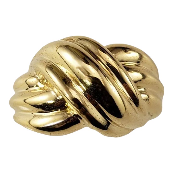 Mid 20th Century Van Cleef & Arpels 18 Karat Yellow Gold Knot Ring Size ...
