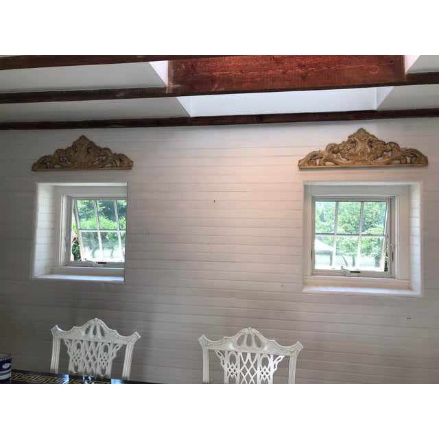 Plaster Architectural Pediments - a Pair | Chairish
