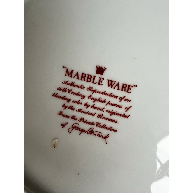 Vintage Georges Briard Marble Ware Dishes - Set of 4 | Chairish