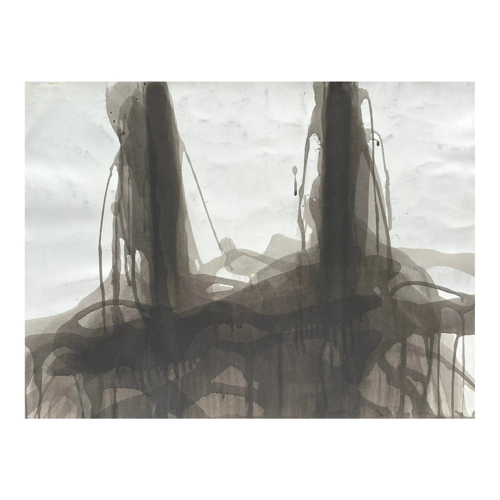 1980s Richard Snyder Abstract Expressionist Painting | Chairish