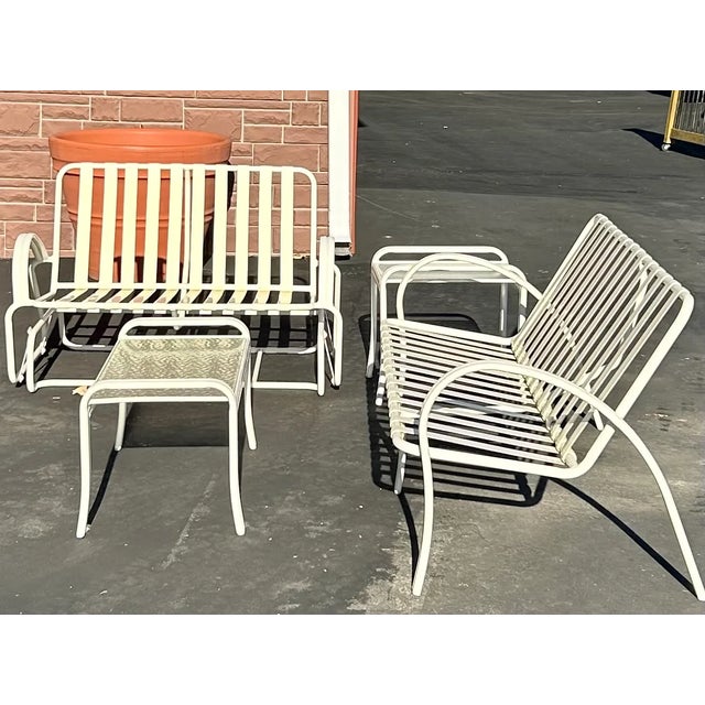 1990s Winston Vintage Outdoor Seating With Coffee and End Table, 3 ...