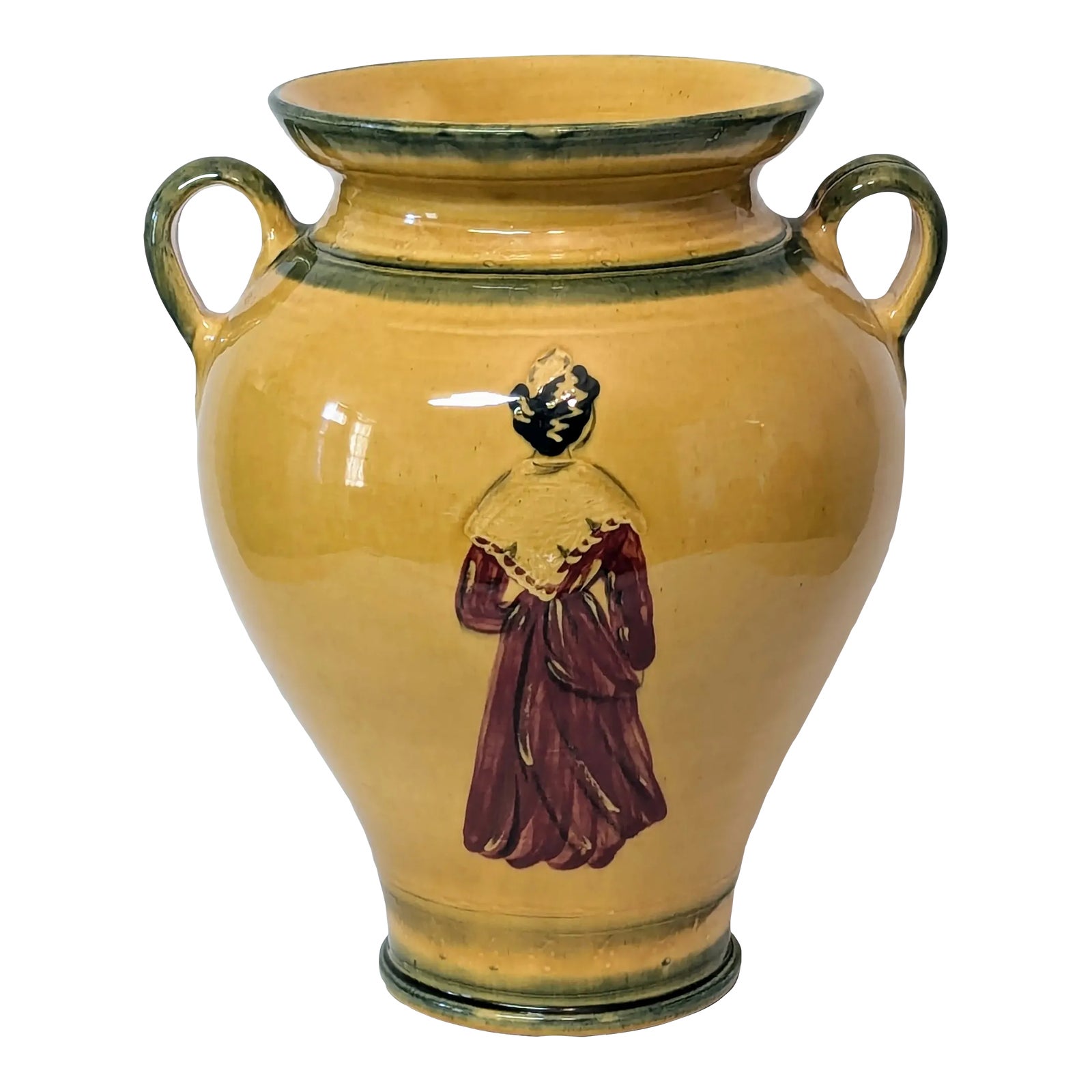 1990s Souleo Terre è Provence Pottery Jar Urn | Chairish