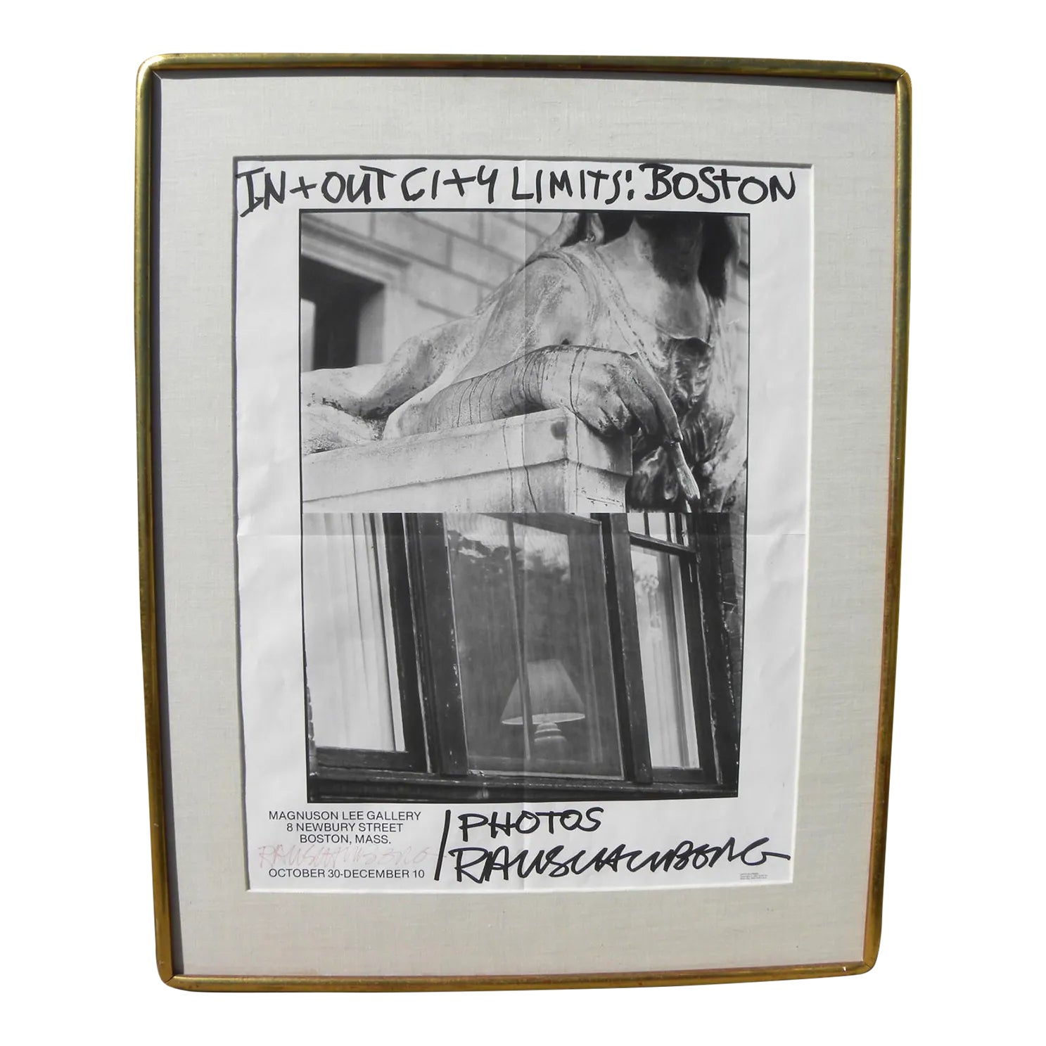 1981 Robert Rauschenberg Hand Signed Photography Exhibition Poster ...