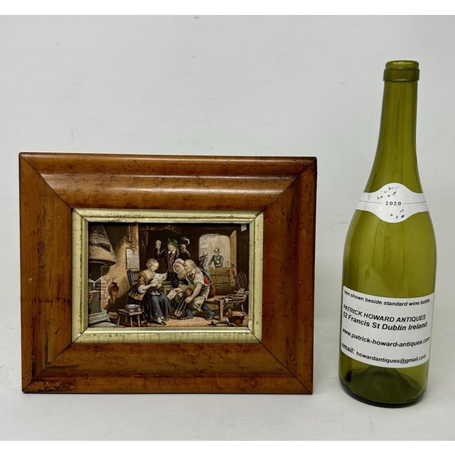 George Baxter Antique Pair Hand Colored Print Engraving Birds Eye Maple ...