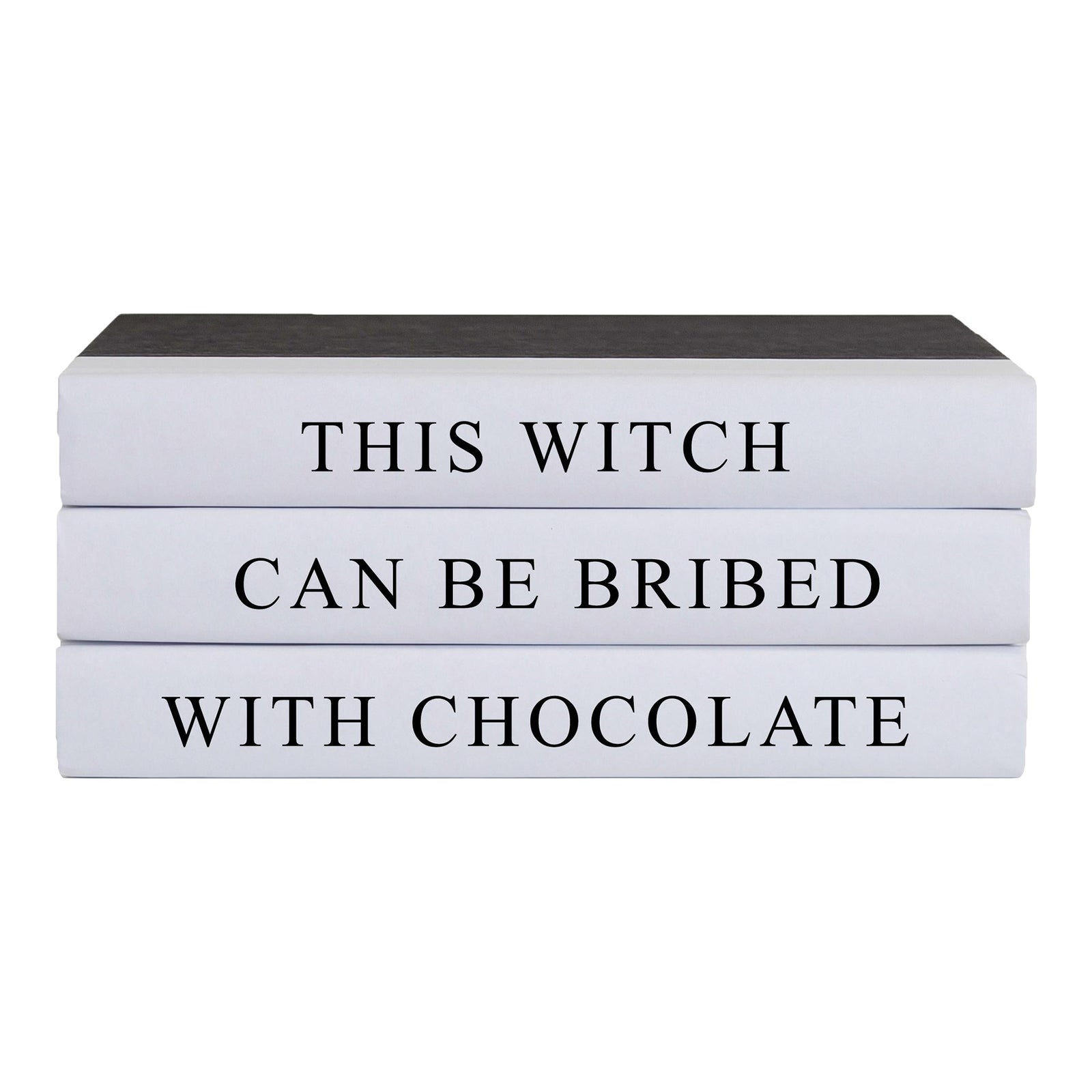 Decorative Books - Quote Book Stack - "This Witch" | Chairish