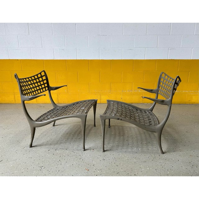 'Sol Y Luna' Gazelle Outdoor Lounge Chairs by Brown Jordan | Chairish