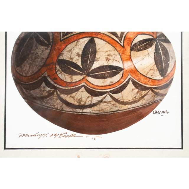 Late 20th Century "Laguna" Pottery Still Life Watercolor Painting by ...