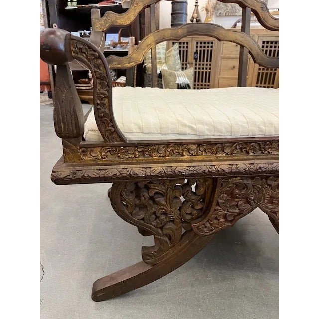 19th Century Antique Thai Howdah Chair Elephant Saddle | Chairish